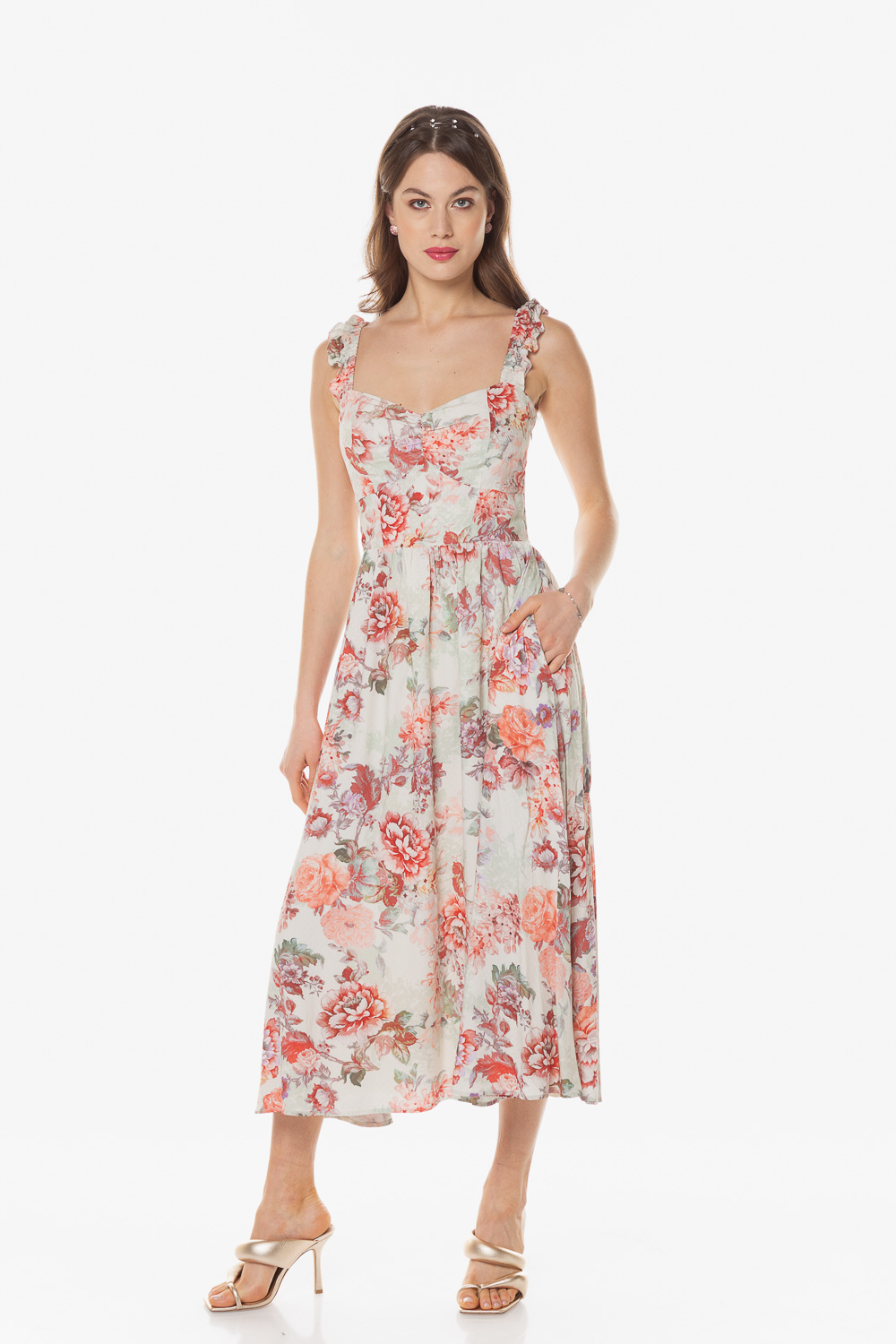 Φόρεμα 'Susanna' GUESS - ΠΟΛΥΧΡΩΜΟ | Bloobox